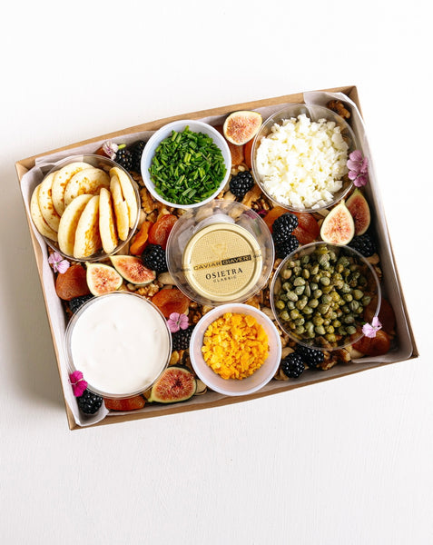 Graze Platinum Small Caviar Box | The Graze Company