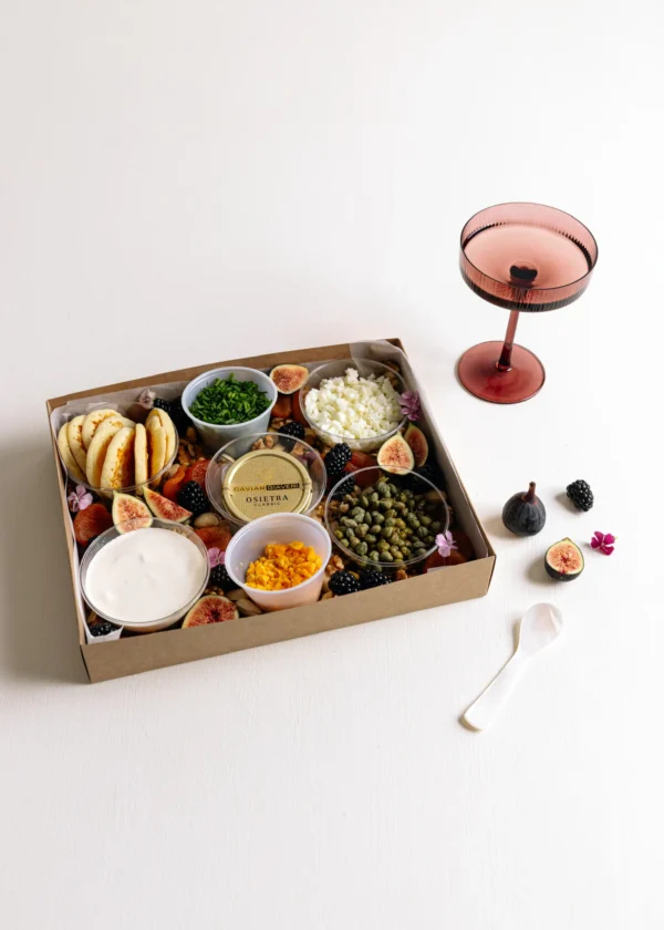 Graze Platinum Small Caviar Box - The Graze Company